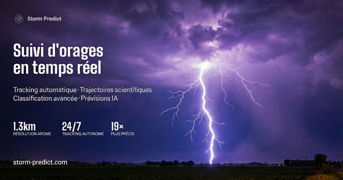 Storm Predict — Real-time storm tracking and trajectories